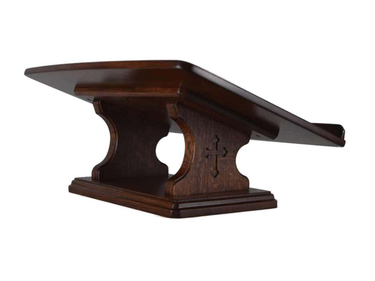 Extra Large Bible Stand - Dark Hickory Finish – Rasmussen Wood Werks